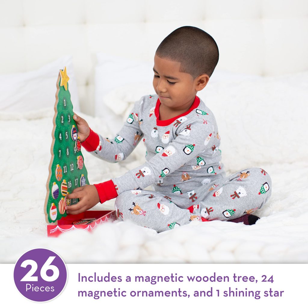50% Off! Melissa & Doug Countdown to Christmas Wooden Magnetic Advent ...